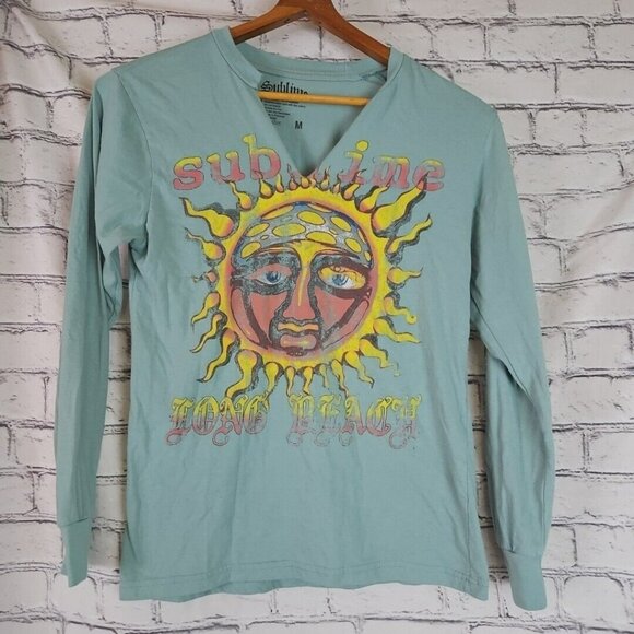 Tops | Sublime Sun Logo Long Sleeve Mens Medium Band Long Beach ...